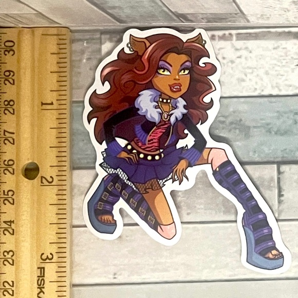 Office | 110 Y2k Monster High Reusable Waterproof Vinyl Sticker Decal ...